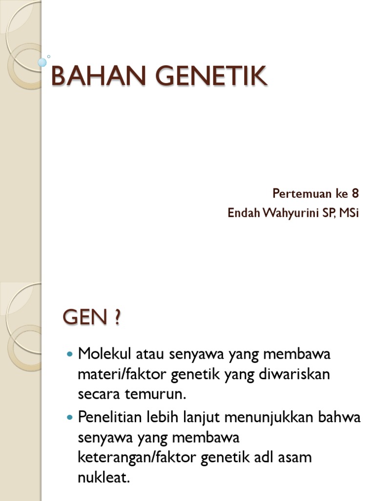 Struktur dan Fungsi DNA dan RNA | PDF