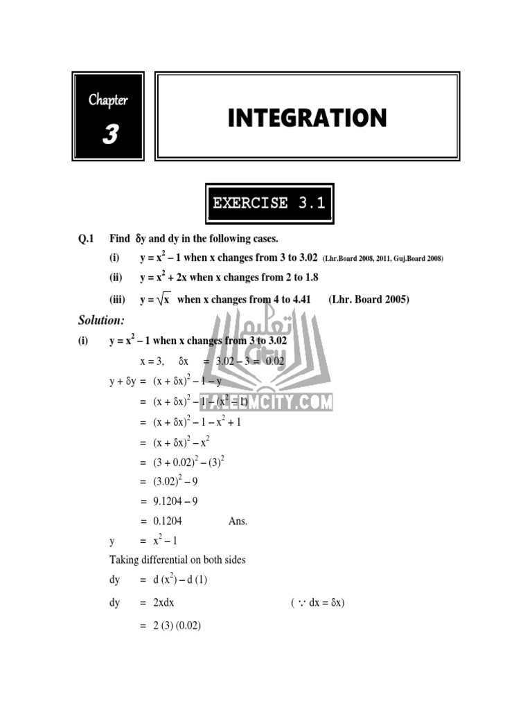 12 Math CH 3 Exercise 3.1 | PDF | Volume | Geometry