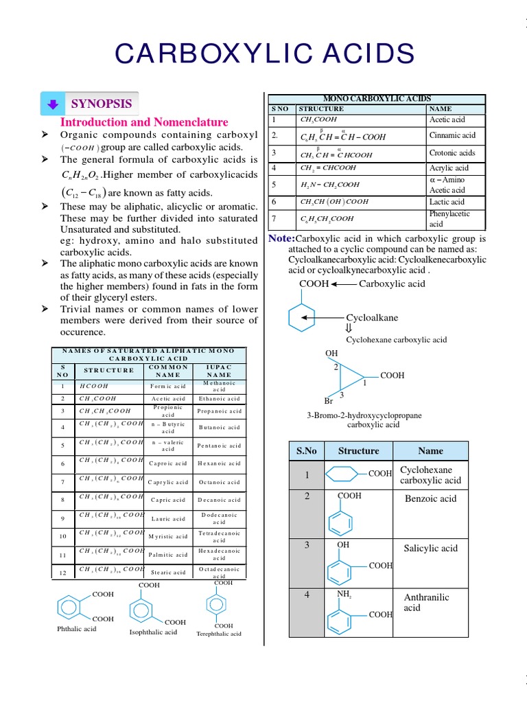 Carboxylic Acids | PDF | Carboxylic Acid | Amide