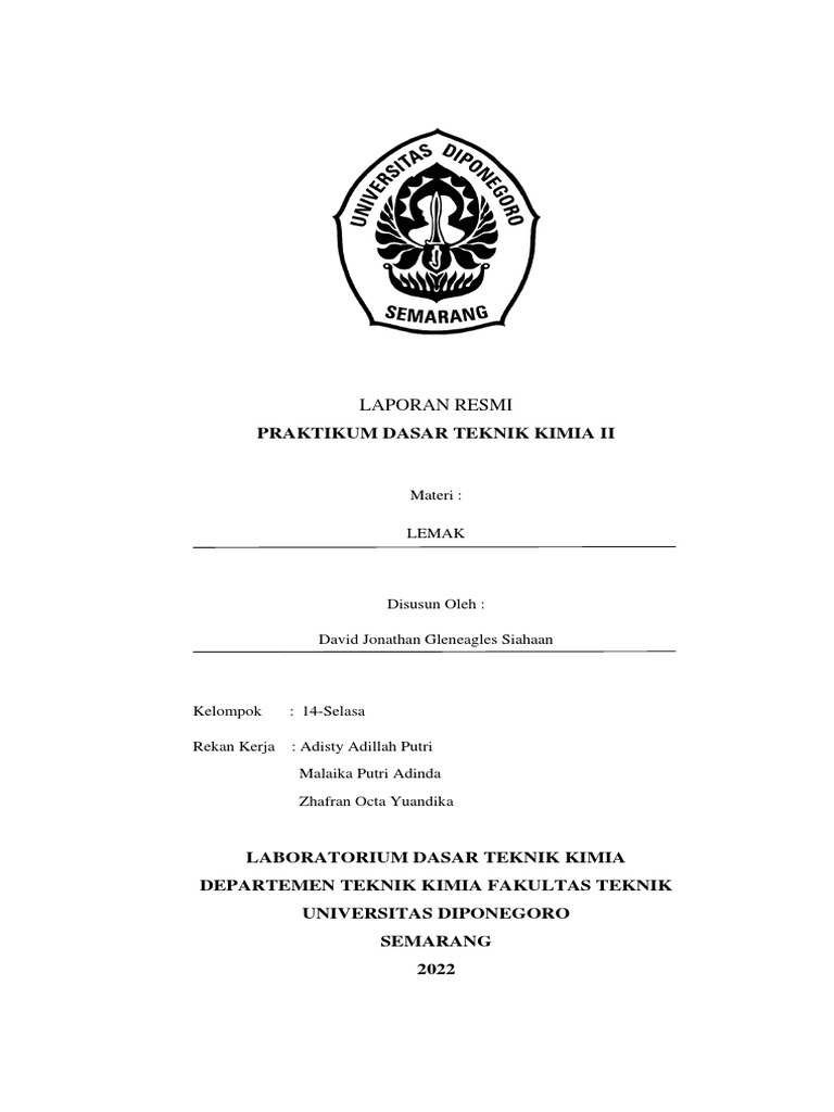 P1 Lemak - 14-Selasa - David Jonathan Gleneagles Siahaan | PDF ...