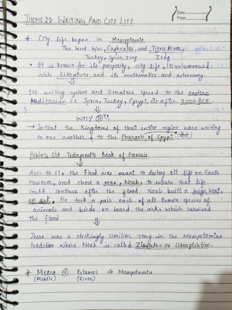 Writing and City Life | PDF