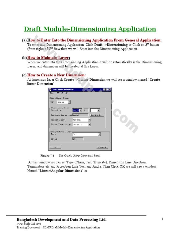 PDMS-Draft Module (Dimensioning Application) | PDF | Command Line Interface | Cursor (User ...