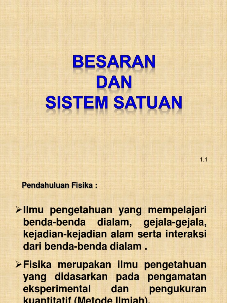 Classroom Besaran | PDF