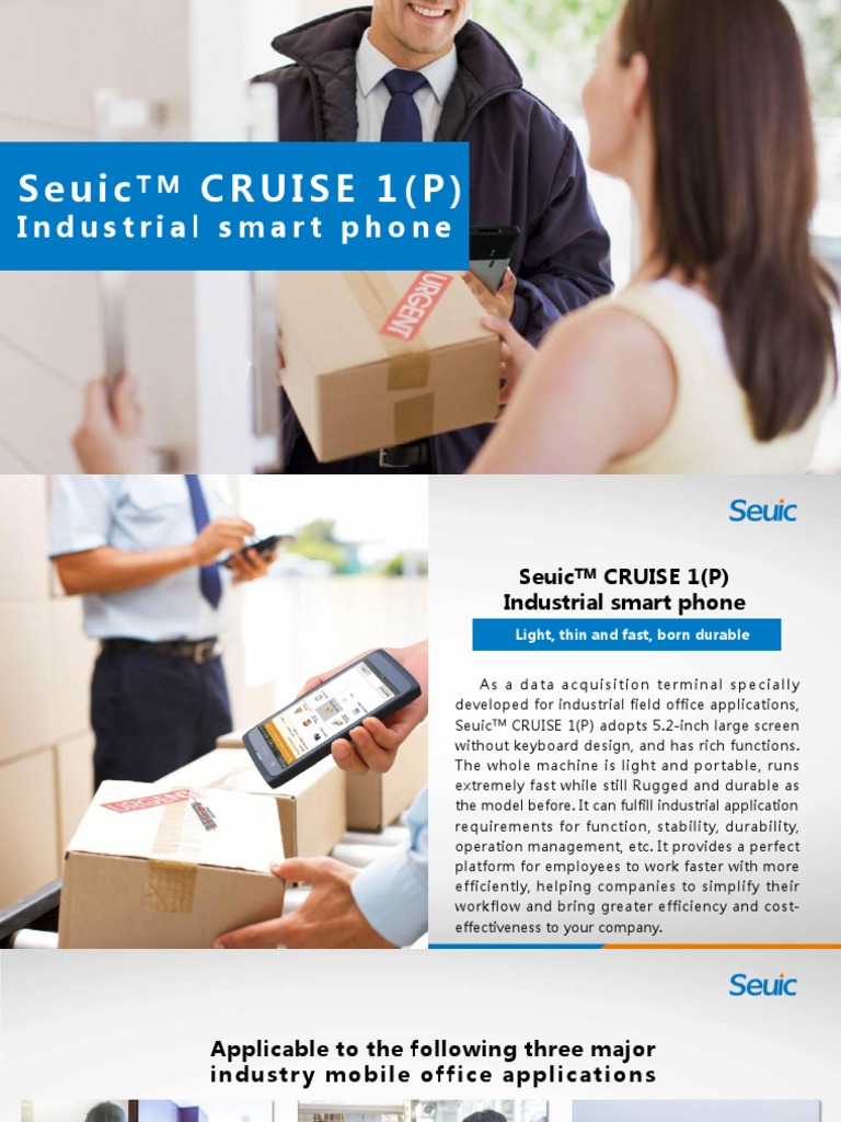 SEUIC CRUISE 1 (P) Product Introduction 2019 V2.3 | PDF | Barcode | Wi Fi