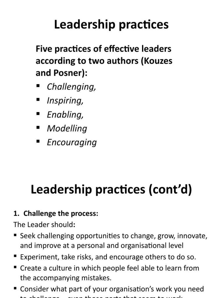 Health Service Management-LEADERSHIP PRACTICES | PDF | Leadership ...