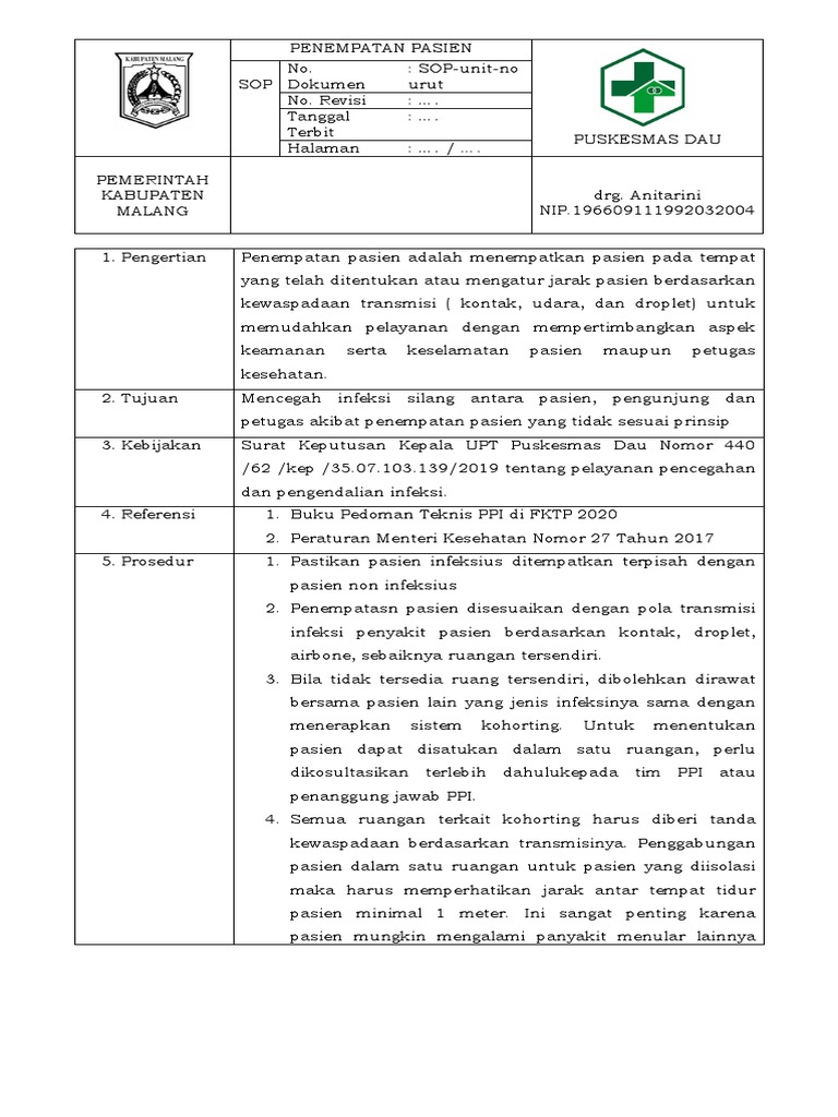 Penempatan Pasien | PDF | Sains & Matematika