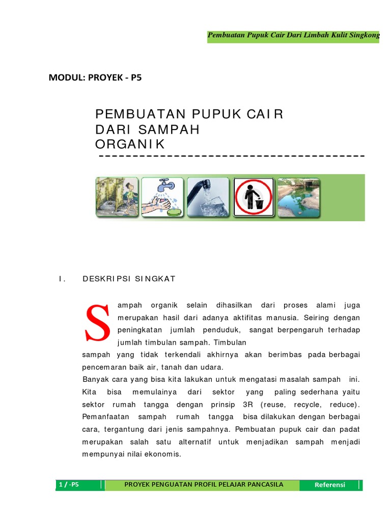 Modul Pembuatan Pupuk Cair | PDF