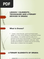Elements of Drama | PDF | Plot (Narrative) | Monologue