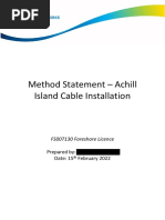 Dredging Method Statement | PDF | Dredging | Civil Engineering