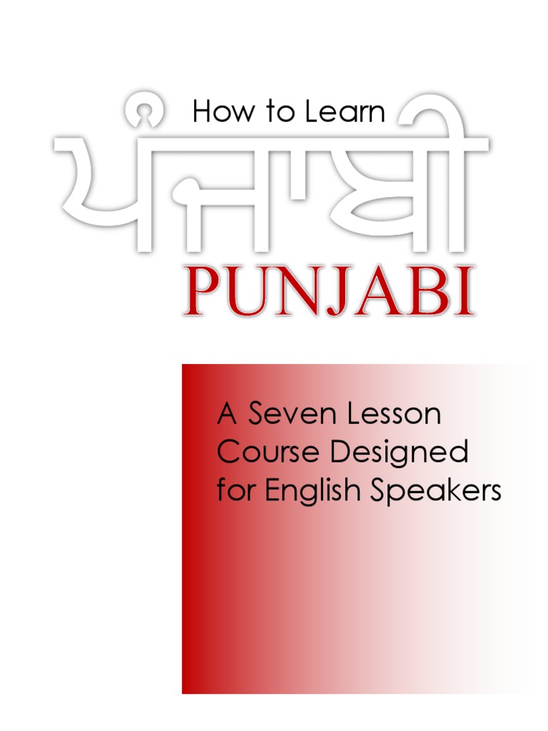 Learn Punjabi Language | PDF | Verb | Grammatical Tense