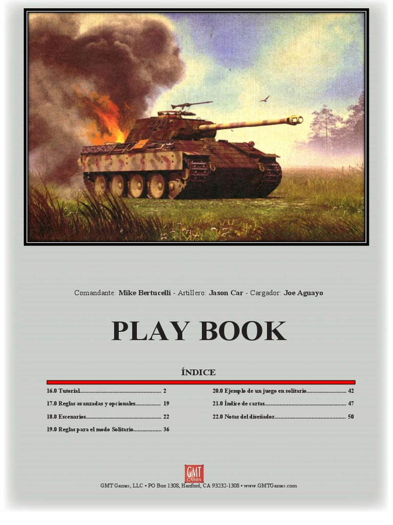 Playbook Tank Duel Castellano | PDF | Tanques | Panzer Iv