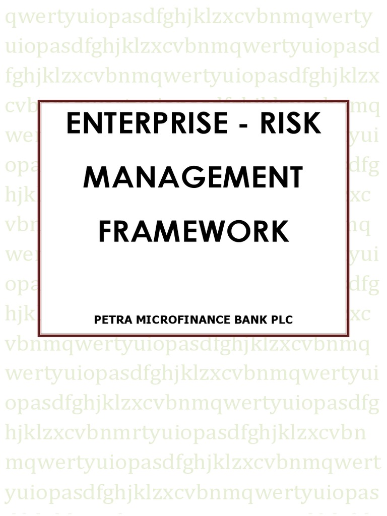 Enterprise Risk MGT Framework-1 | PDF | Risk Management | Risk
