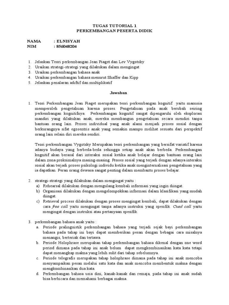 Tugas Tutorial 2-PPD | PDF | Seni & Disiplin Bahasa | Sains & Matematika