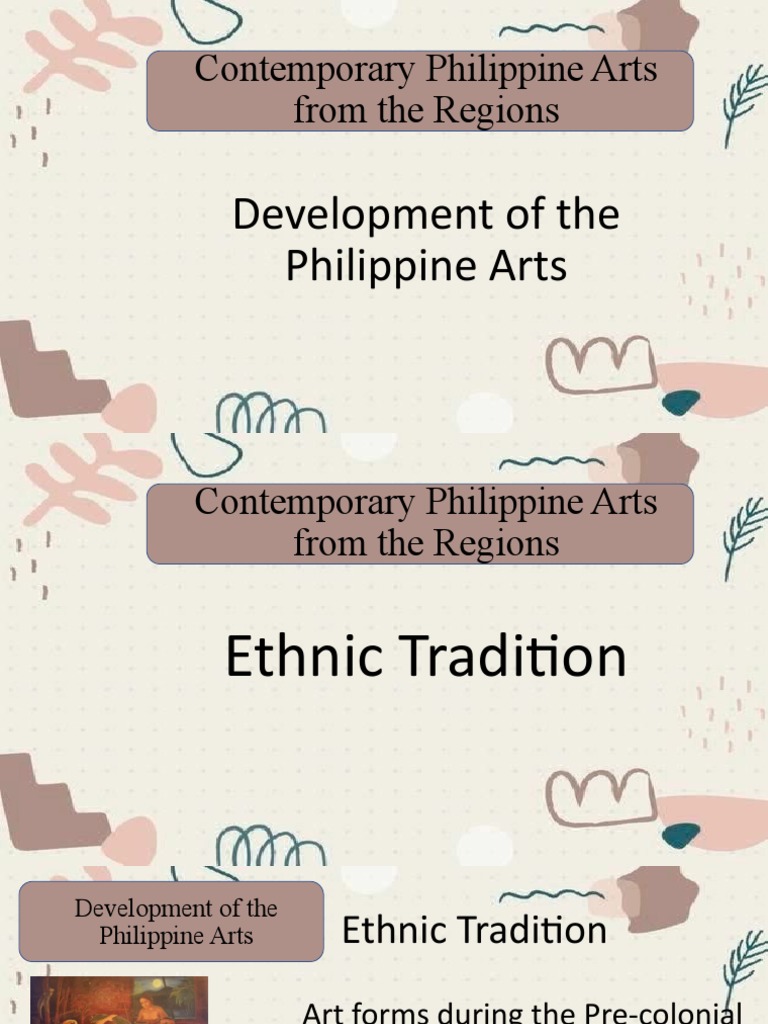 Development of The Philippine Arts | PDF | Philippines | The Arts