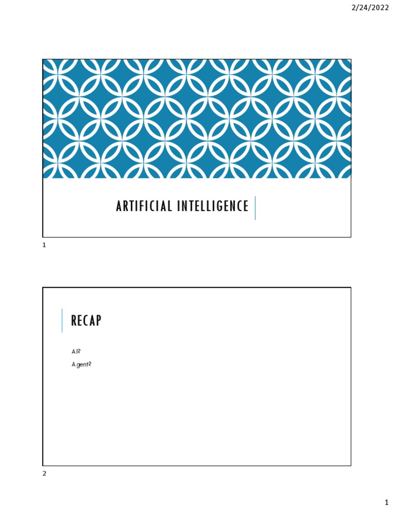 AI Lec03 | PDF | Determinism | Cognitive Science