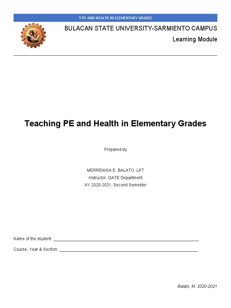 T-Pe Module | PDF | Teaching Method | Teachers