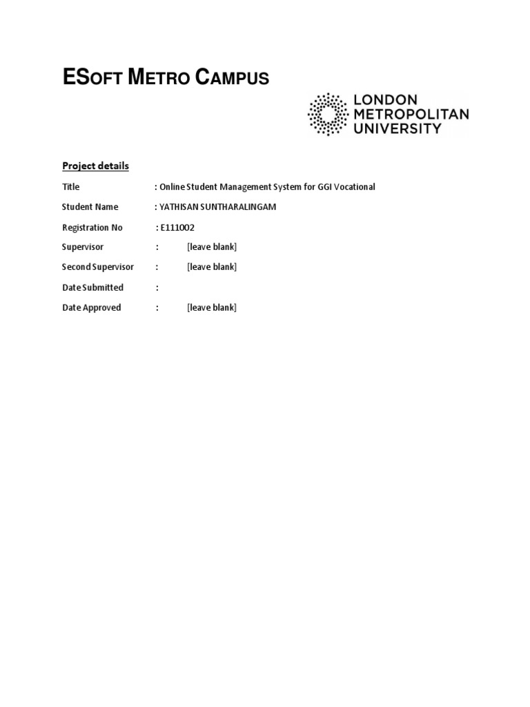 Developing an Online Student Management System to Improve Record ...