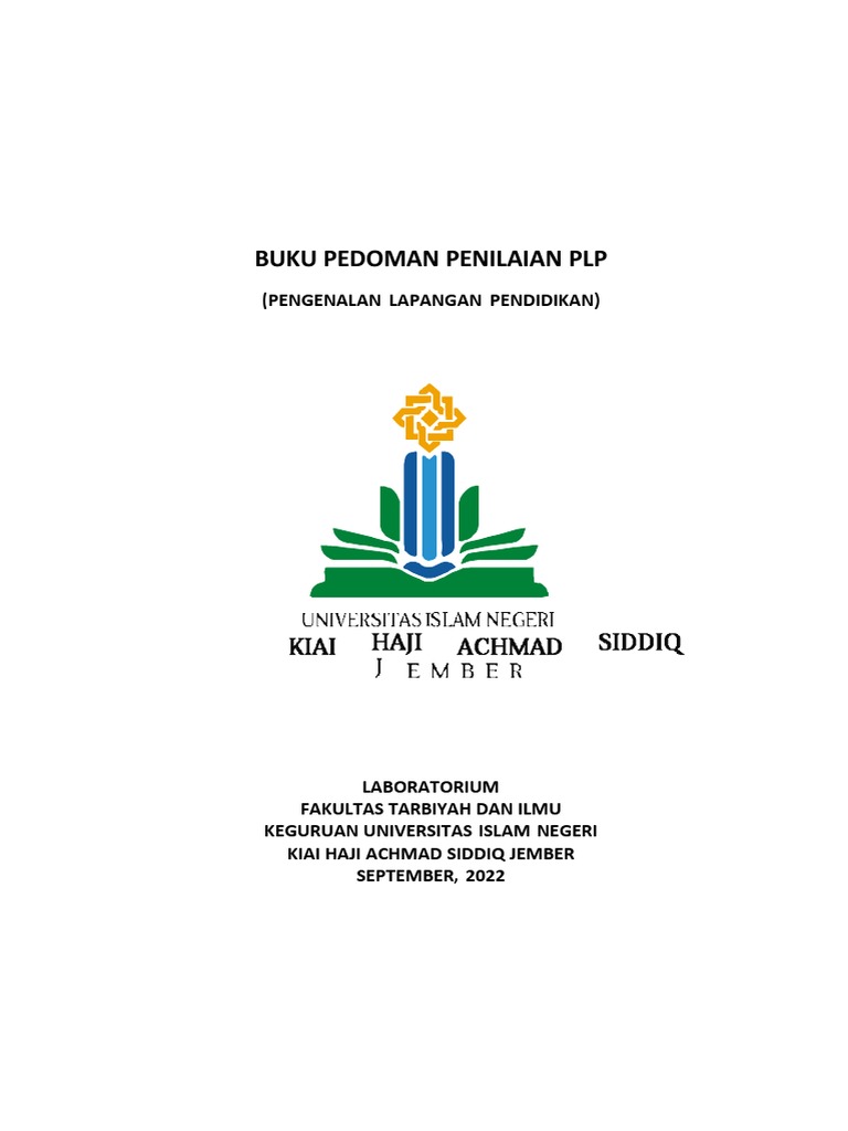 UIN JEMBER Pedoman Penilaian PLP 2022 Revisi | PDF
