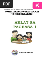 Pagsasanay Sa Pagsulat at Pagbasa Sa Filipino Worksheet | PDF