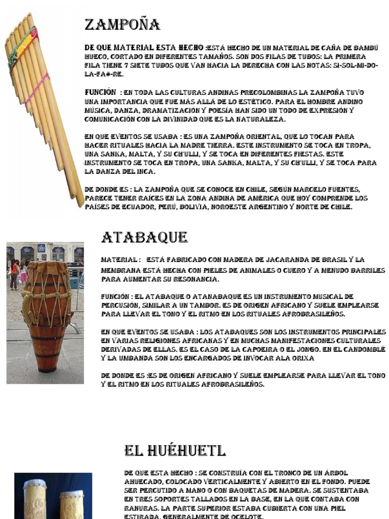 Tarea Musica | PDF | Tecnología musical | Instrumentos musicales