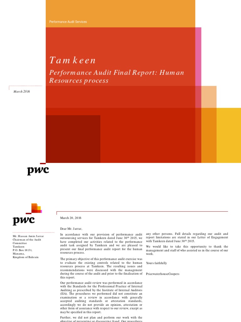 Tamkeen - Final IA Report - HR Process-English | PDF | Human Resource ...