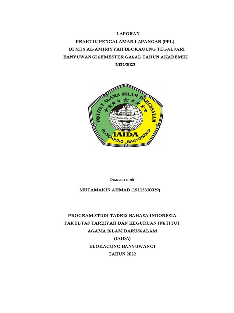 Laporan PPL Makin Titip | PDF