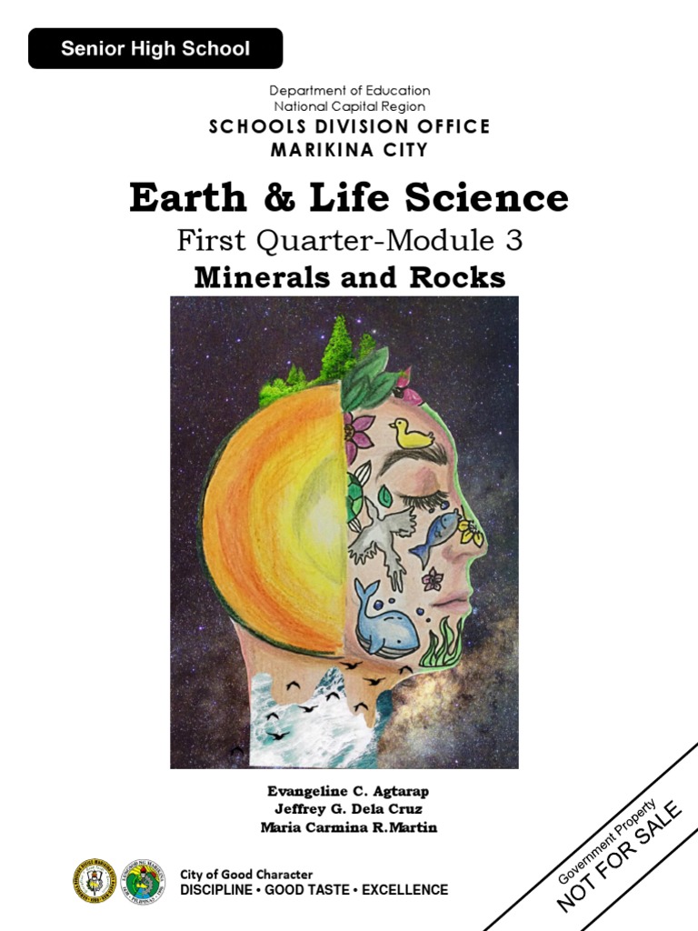 SHS ELS Q1 M3 Minerals-and-Rocks | PDF | Rock (Geology) | Minerals