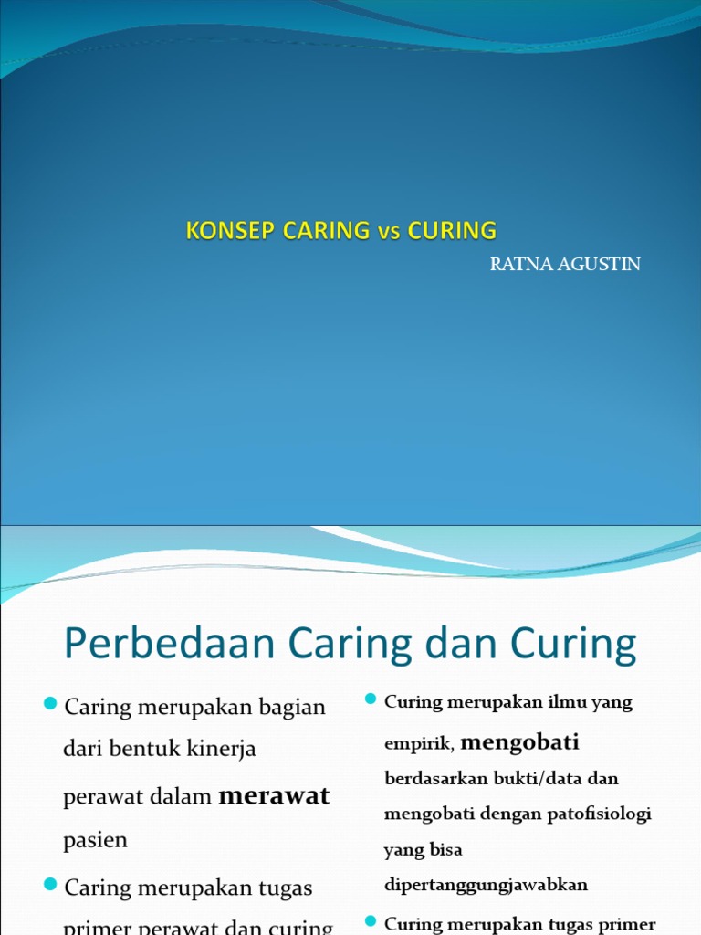 Kuliah Perbedaan Caring Dan Curing | PDF