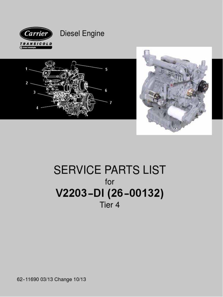X4 7300-7500 Engine SPM 62-11690 | PDF | Valve | Screw