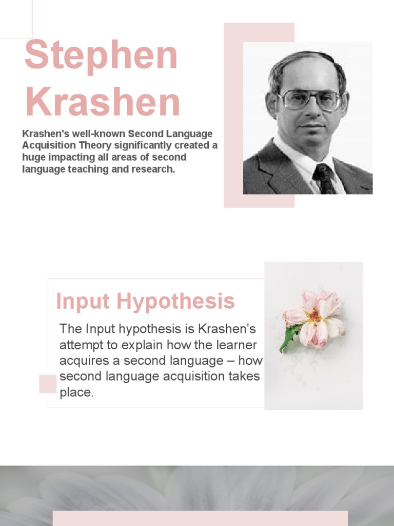 Comprehensible Input | PDF | Second Language Acquisition | Second Language