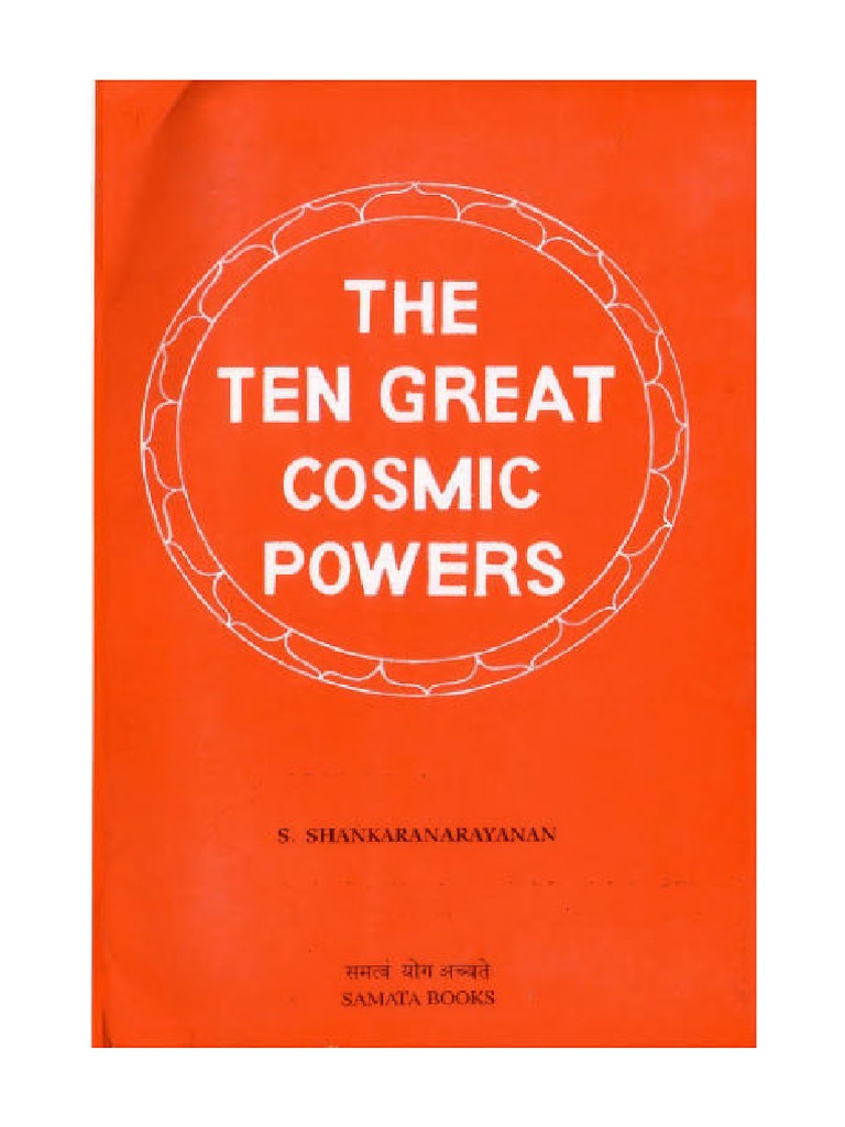 The Ten Great Cosmic Powers | PDF