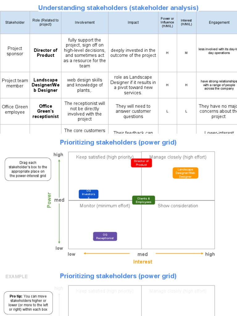 Stakeholder Analysis and Power Grid | PDF | Stakeholder (Corporate ...
