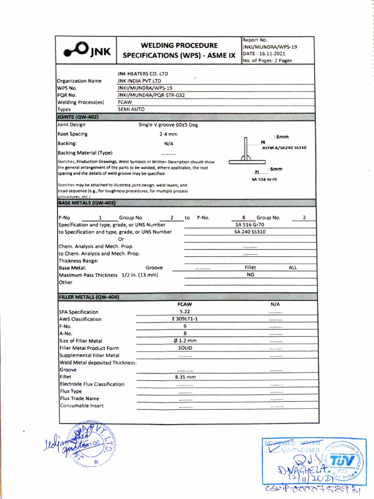Wps 19 Pdf Construction Welding