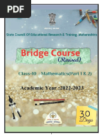 STD 6 TH Maths Bridge Course | PDF | Mathematics | Arithmetic