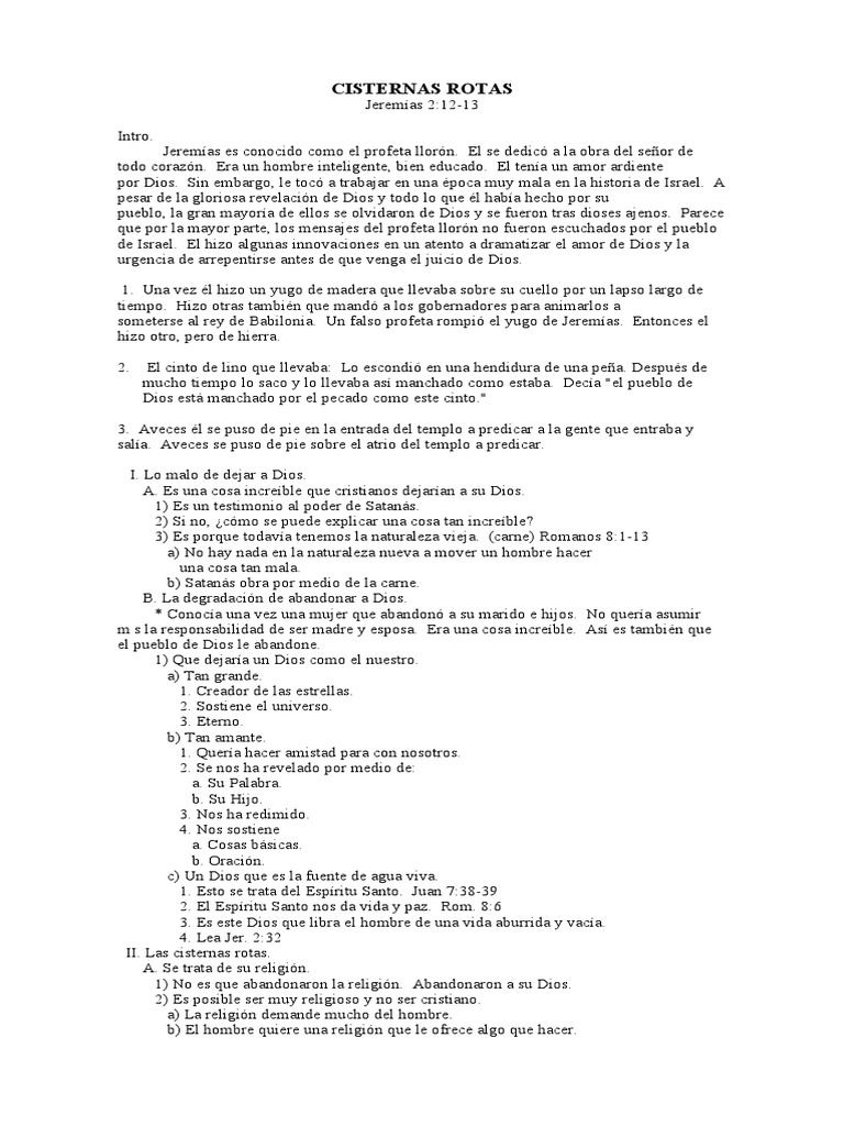 Cisternas Rotas | PDF | María, madre de Jesús | Dios