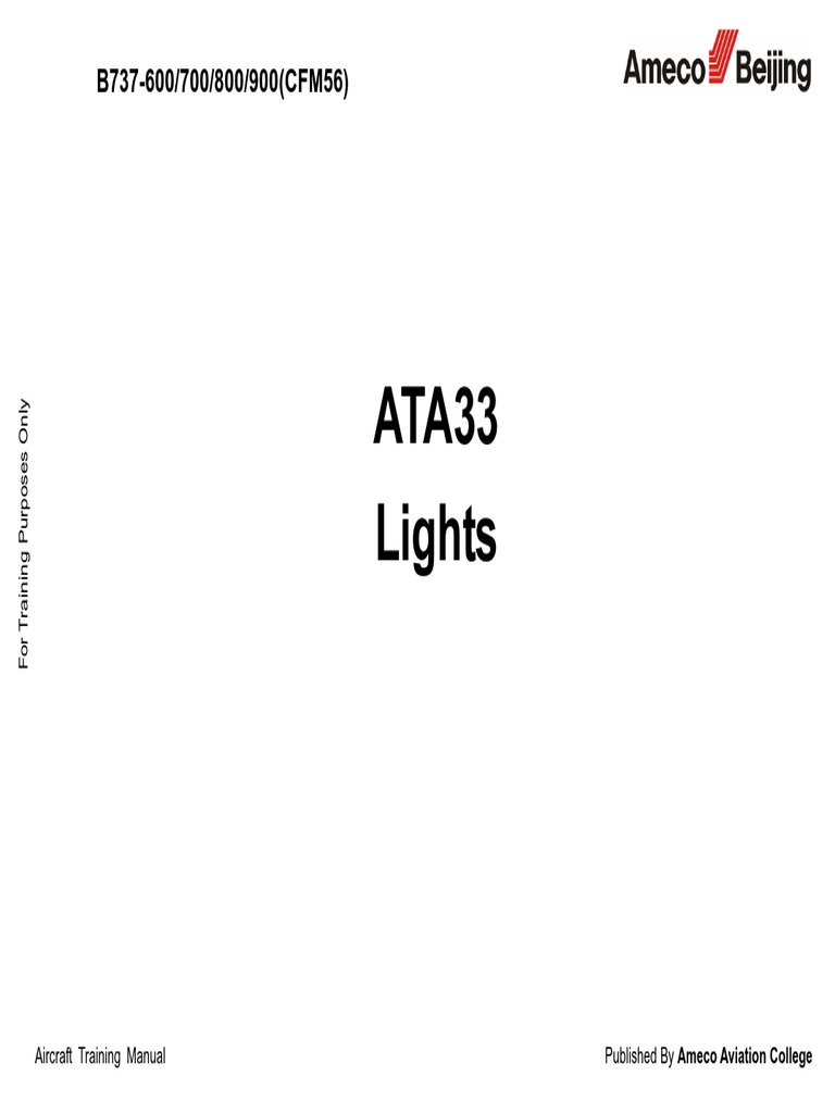 B737 Flight Compartment Lights Guide | PDF | Switch | Components