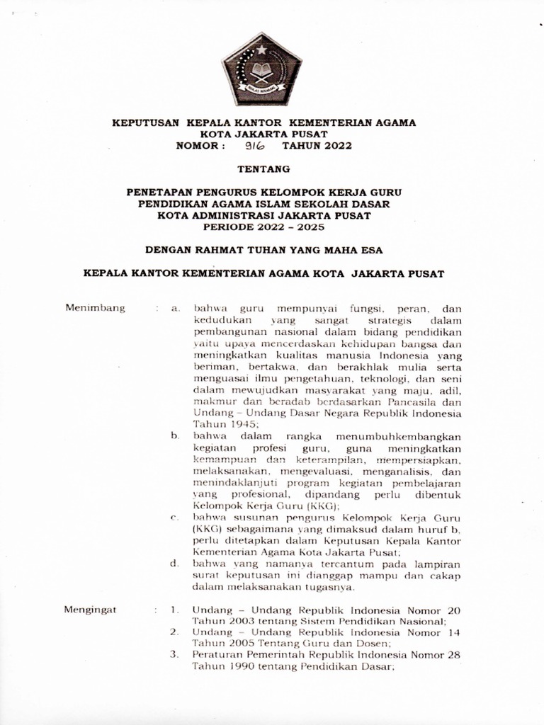 SK KKG Pai SD Jak-Pus 2022-2025 | PDF