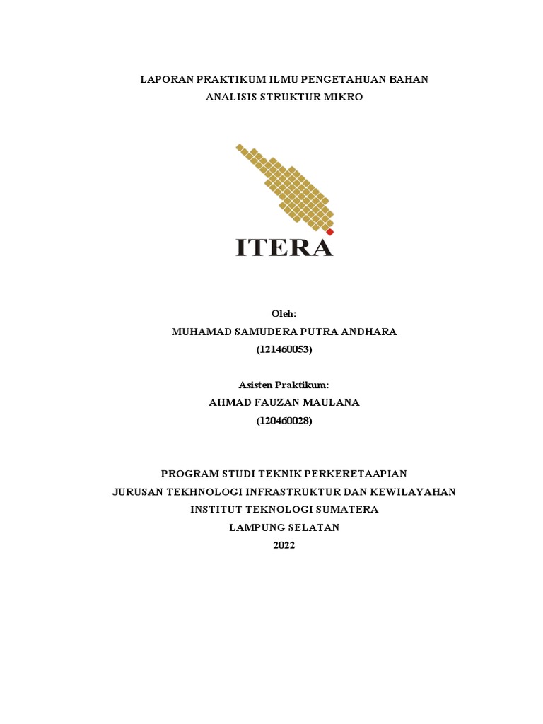 Laporan Akhir Analisis Struktur Mikro | PDF