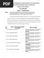 Pune District Court Judges List 2024 | PDF | Separation Of Powers | Jurists