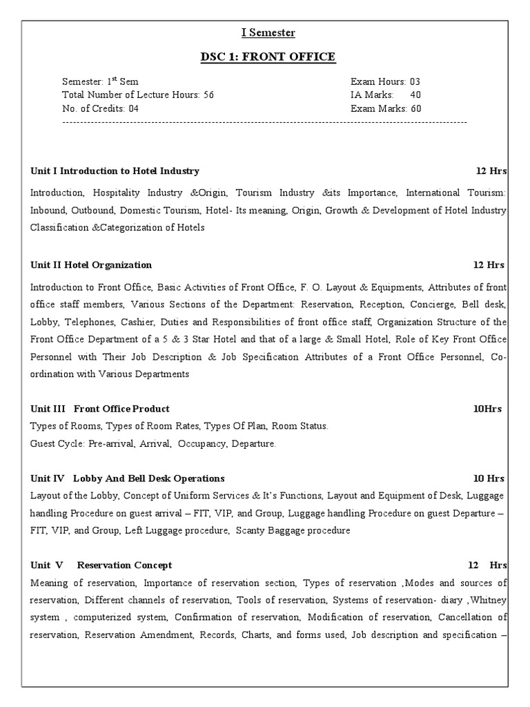 BHM 1 | PDF | Time Management | Professional Skills