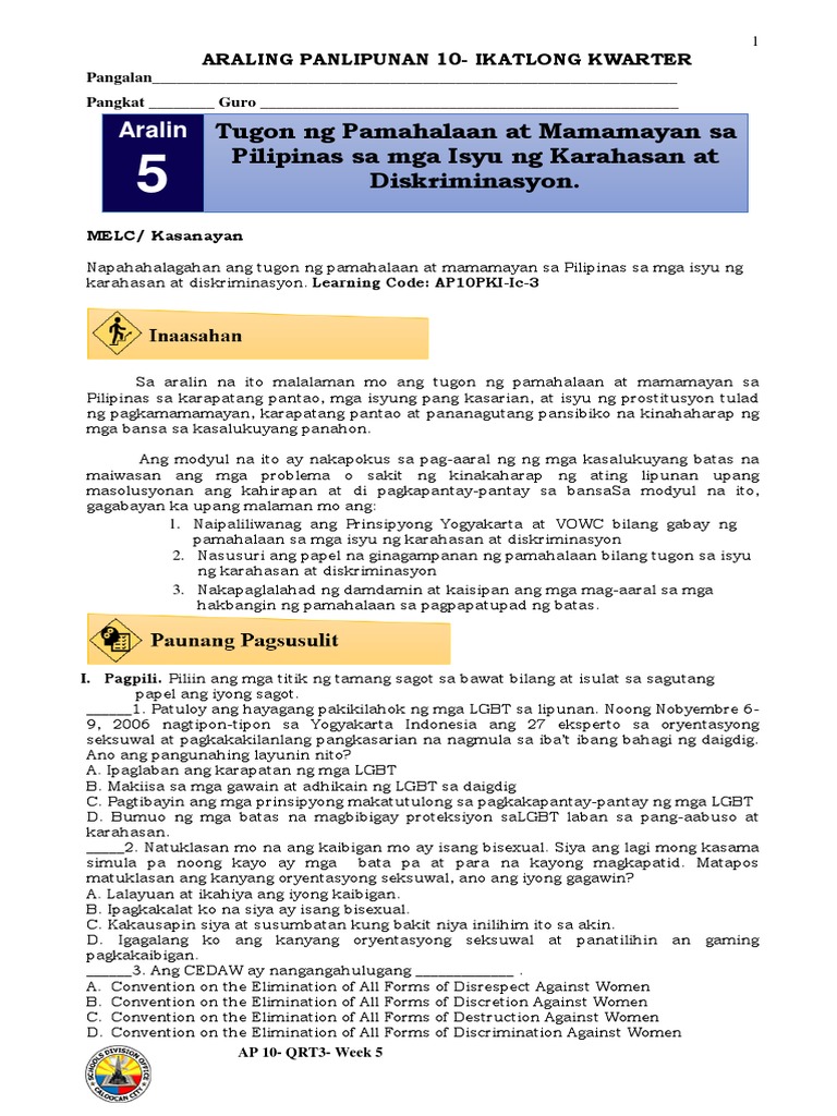 Ap 10 Q3 Week 5 Pdf