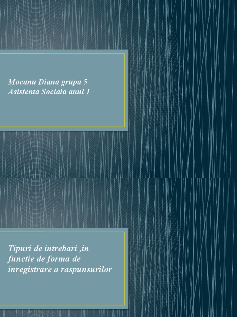 Tipuri de Intrebari, in Functie de Forma | PDF