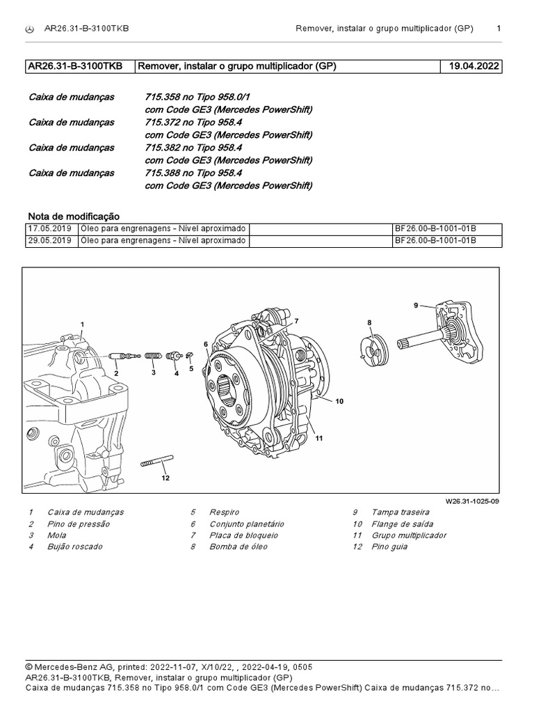 Passo A Passo Powershift | PDF | Máquinas | Física Aplicada e ...