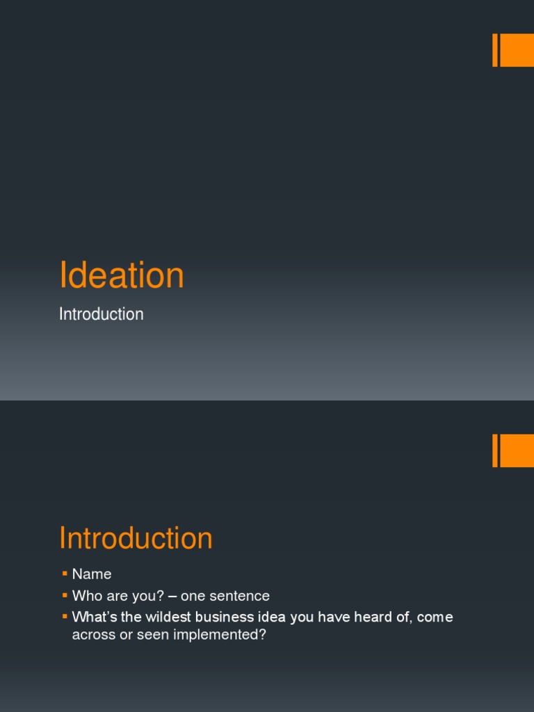 Ideation | PDF | Communication | Cognition