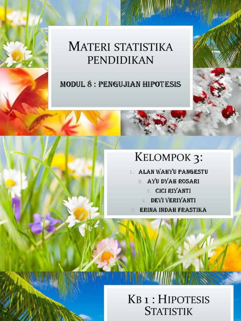 Modul 8 Statistika Pendidikan k3 Compressed | PDF
