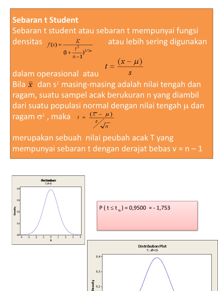 Sebaran T Student | PDF
