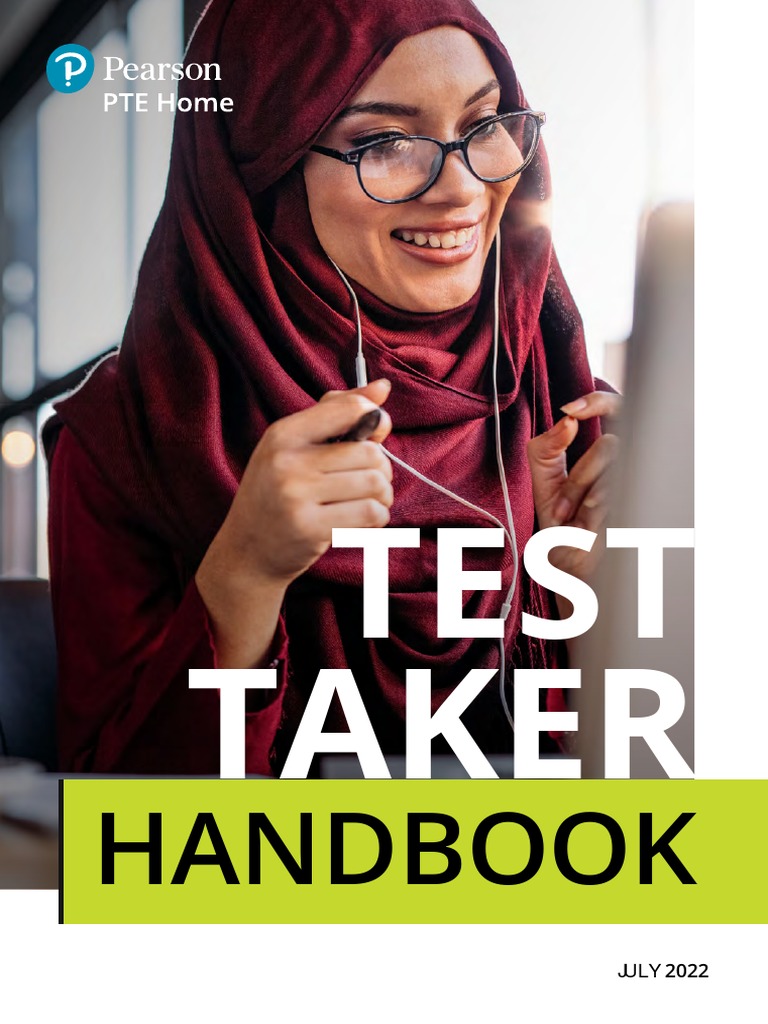PTE Home - Test Taker Handbook - V7 July 2022 | PDF | Identity Document ...