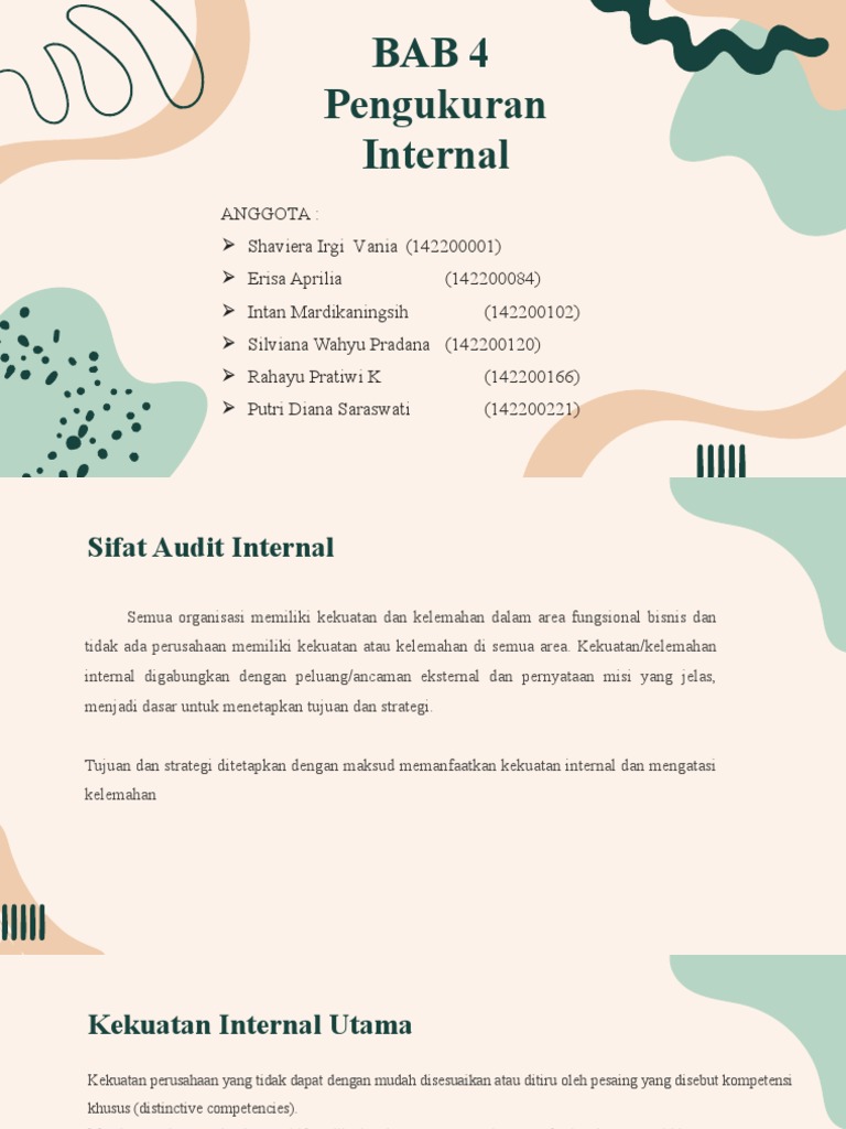 BAB 4 Pengukuran Internal | PDF