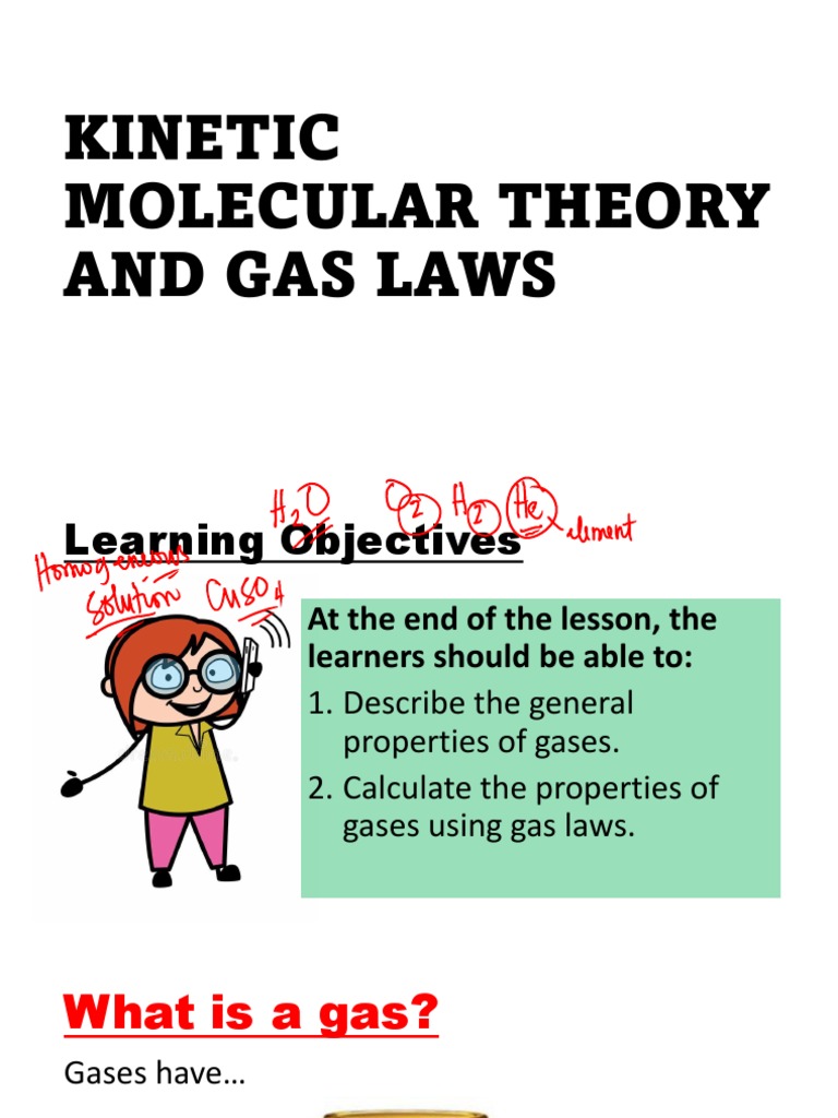 Kinetic Molecular Theory & Gas Laws Guide | PDF | Gases | Chemistry