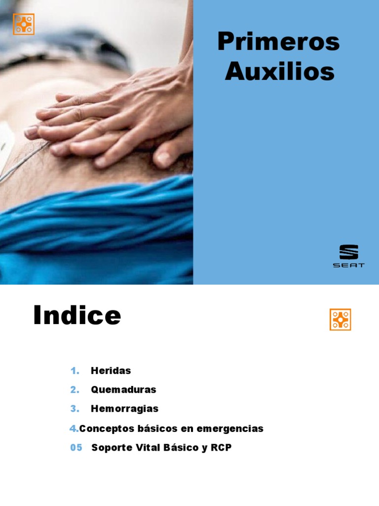 Primeros Auxilios | PDF | Primeros auxilios | Reanimación cardiopulmonar